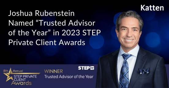 Joshua Rubenstein Named 'Trusted Advisor of the Year' by STEP Private ...