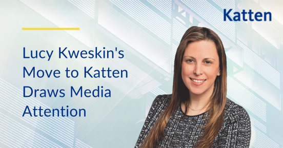 Lucy Kweskin's Move to Katten Draws Media Attention | Katten Muchin ...