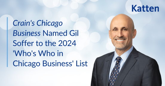 Crain's Chicago Business Named Gil Soffer to the 2024 'Who's Who in ...