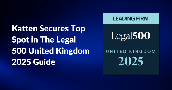 Katten Secures Top Spot in The Legal 500 United Kingdom 2025 Guide ...