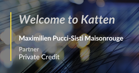 Katten Premier Private Credit Practice Grows With New Partner in New ...