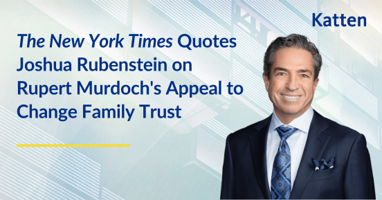 The New York Times Quotes Joshua Rubenstein on Rupert Murdoch's Appeal ...